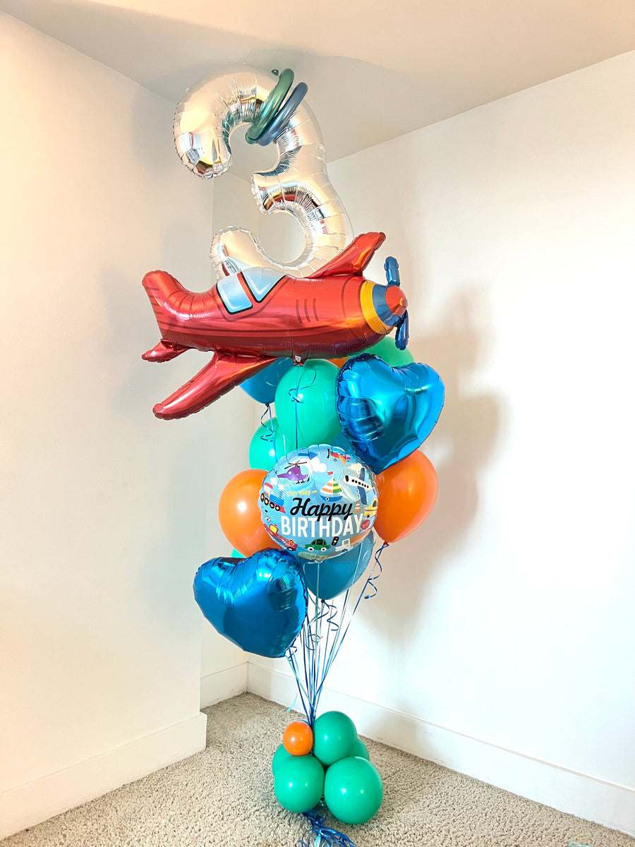 Airplane Birthday – Boom Balloons