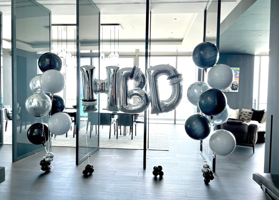 Luxury HBD Decor – Boom Balloons