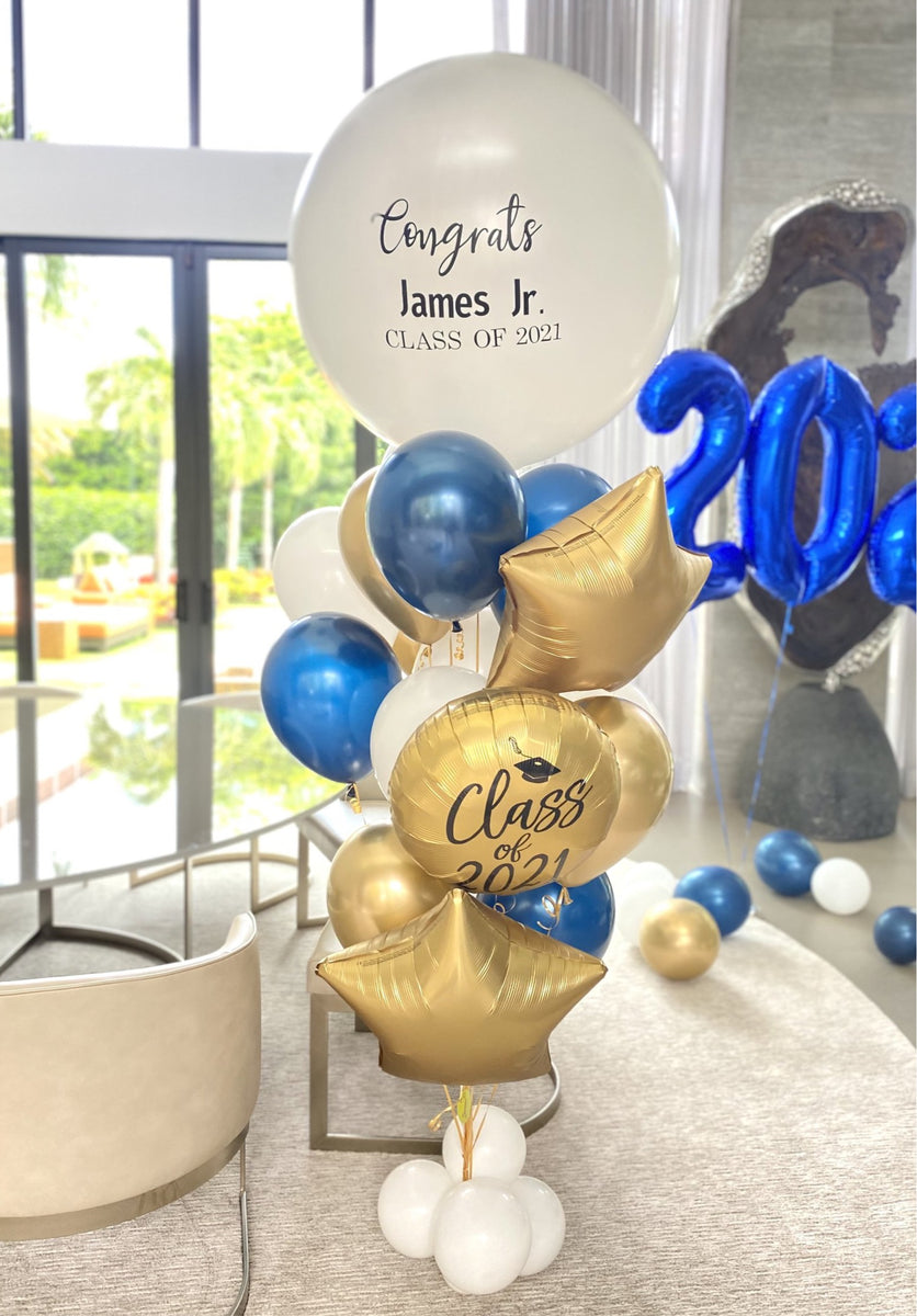 Custom Grad Bunch – Boom Balloons