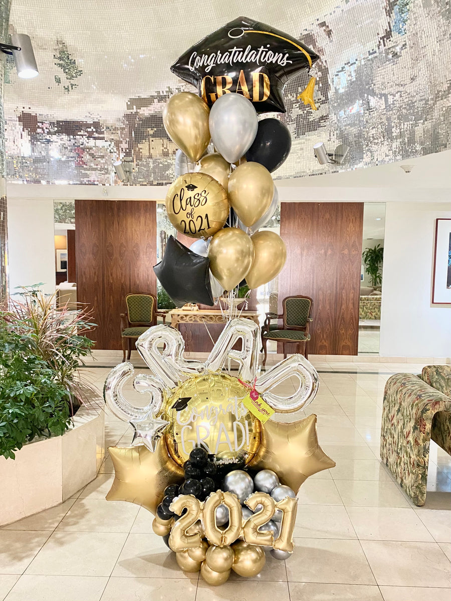 Wow Grad Bouquet – Boom Balloons
